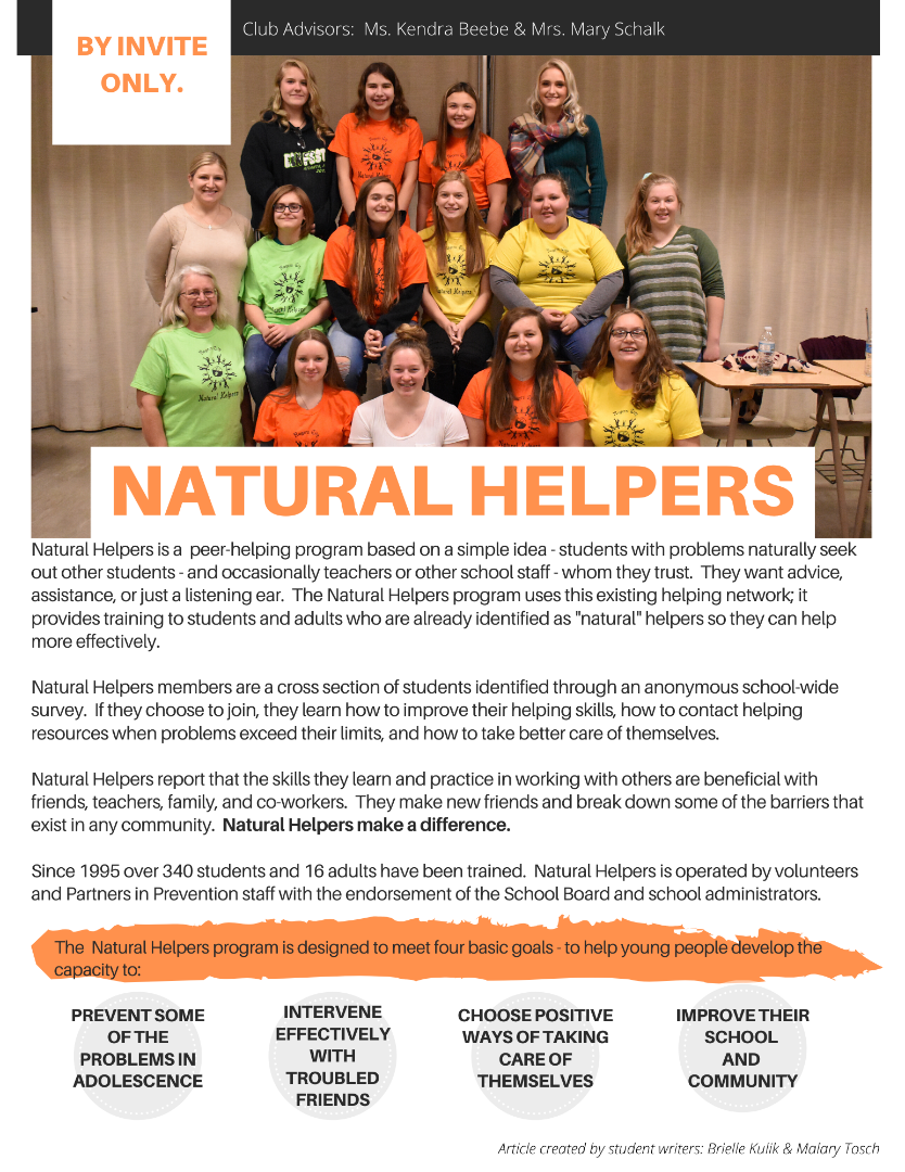 Rogers City Area Schools - Natural Helpers Program